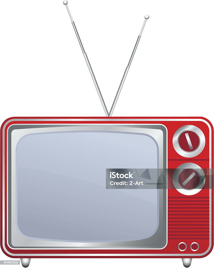 복고풍 Tv 0명에 대한 스톡 벡터 아트 및 기타 이미지 0명 공란 매스컴 Istock