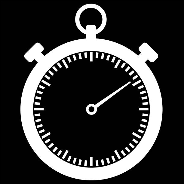 210 Chronomètre Fond Noir Stock Illustrations Graphiques Vectoriels