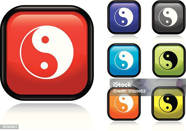 Ying Yang 아이콘크기 0명에 대한 스톡 벡터 아트 및 기타 이미지 0명 검은색 긍정적인 감정 표현 Istock