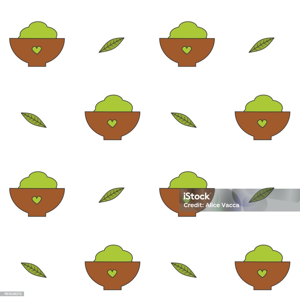 Lucu Kartun Matcha Bubuk Teh Hijau Dalam Mangkuk Cangkir Dengan Daun ... Lucu Kartun Matcha Bubuk Teh Hijau Dalam Mangkuk Cangkir Dengan Daun ...