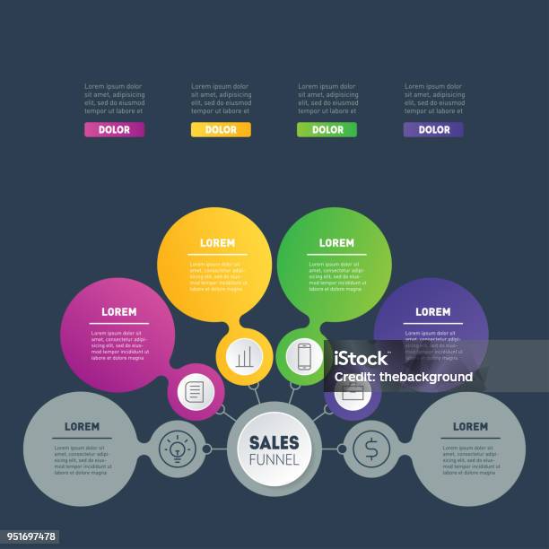 4 옵션 비즈니스 Infographics 개념입니다 기술 또는 교육 과정의 벡터 정보 그래픽입니다 연례 보고입니다 웹 템플릿
