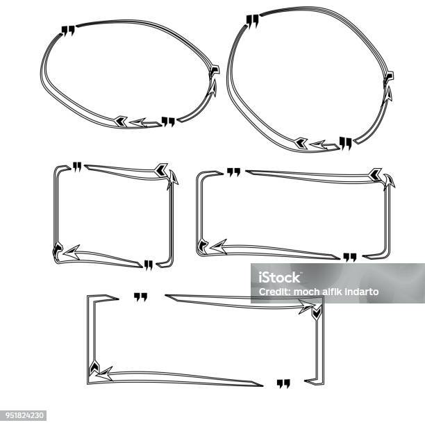 Set Template Ucapan Gelembung Kotak Kutipan Dengan Gaya Kerangka Hitam ... Set Template Ucapan Gelembung Kotak Kutipan Dengan Gaya Kerangka Hitam ...
