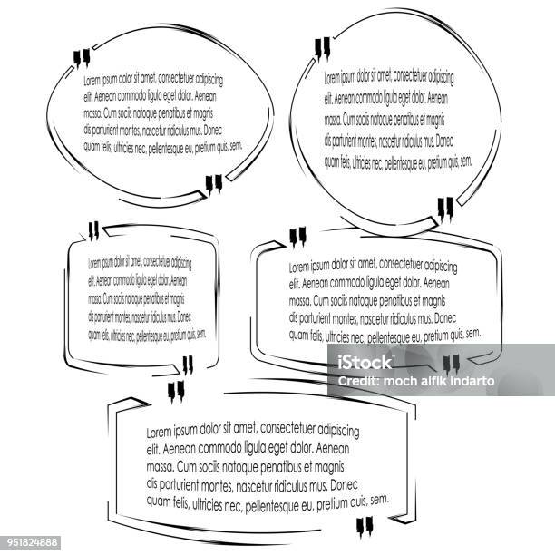 Set Template Ucapan Gelembung Kotak Kutipan Dengan Gaya Kerangka Hitam ... Set Template Ucapan Gelembung Kotak Kutipan Dengan Gaya Kerangka Hitam ...