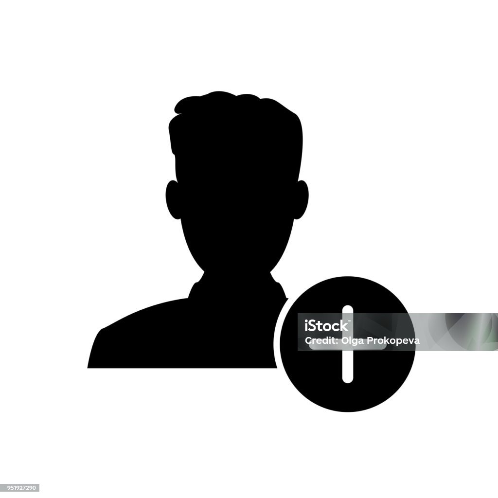 Add New User Icon In Flat Style Isolated On White Background For Your ... Add New User Icon In Flat Style Isolated On White Background For Your ...