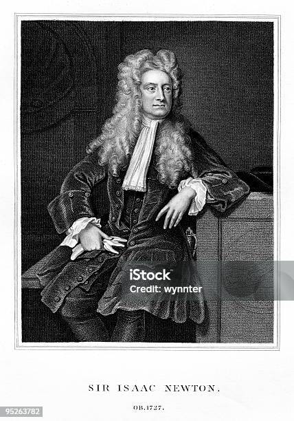 Sir Isaac Newton 인물 사진 아이작 뉴턴 과학자에 대한 스톡 벡터 아트 및 기타 이미지 아이작 뉴턴