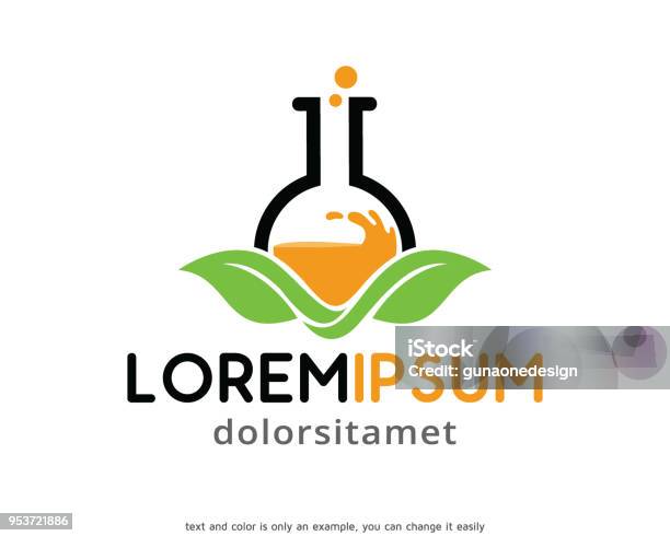 Nature Labo Template Design Vecteur Emblème Design Concept Création De