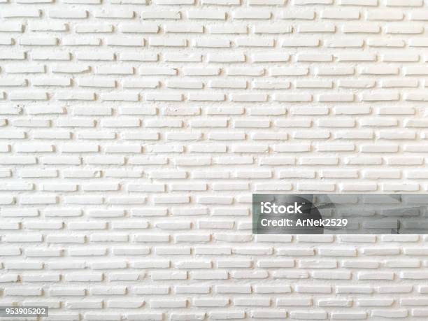 Latar Belakang Tekstur Dinding Bata Putih Tua Untuk Ruang Salin Foto