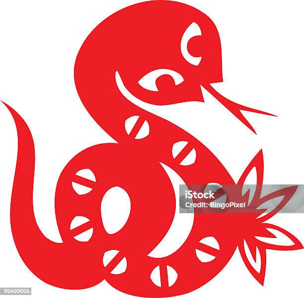 레드 뱀 뱀에 대한 스톡 벡터 아트 및 기타 이미지 뱀 일러스트레이션 페이퍼커팅 Istock