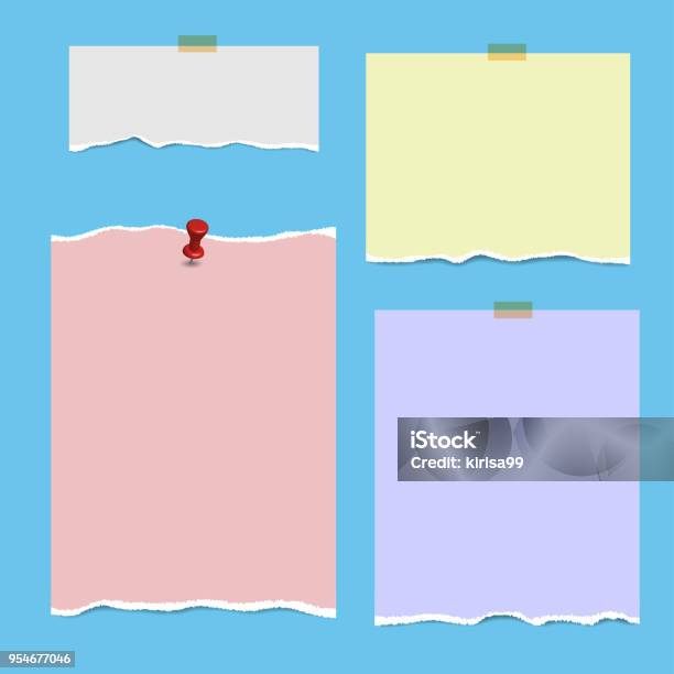 Pages Du Blocnotes Au Carré Blanc Et Ruban Papier Collé Avec Du Ruban