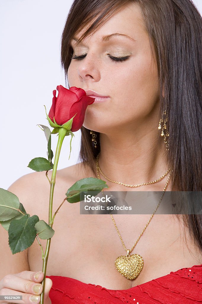 발렌타인 에서 로즈 가슴 골에 대한 스톡 사진 및 기타 이미지 가슴 골 갈색 머리 관능 Istock