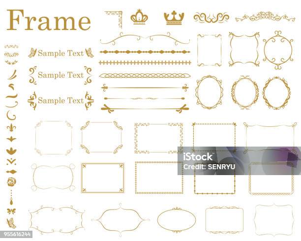 Frame1向量圖形及更多有邊框的圖片 有邊框的 畫框 華麗的 Istock