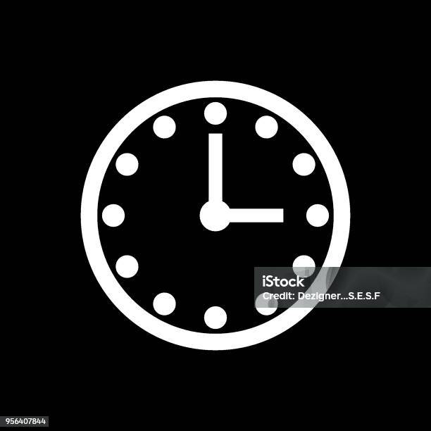 Time And Clocks Icons Vector Stock Illustration Download Image Now