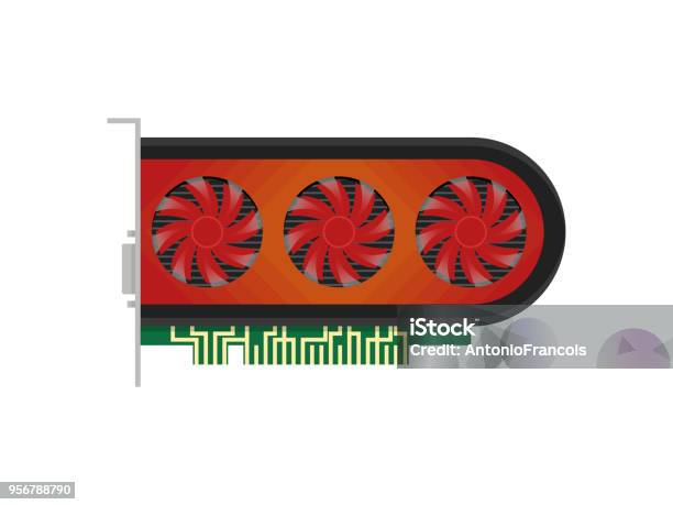 Computer Video Card Icon Vector Stock Illustration - Download Image Now ... Computer Video Card Icon Vector Stock Illustration - Download Image Now ...