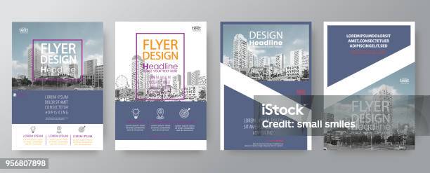 Kumpulan Brosur Poster Flyer Desain Tata Letak Sampul Template Vektor
