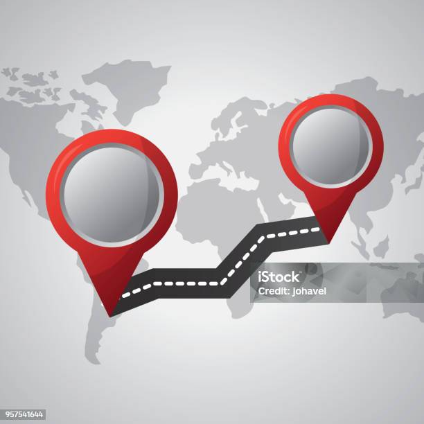 Gps 네비게이션 응용 프로그램 가리키기에 대한 스톡 벡터 아트 및 기타 이미지 가리키기 검색 계획 Istock