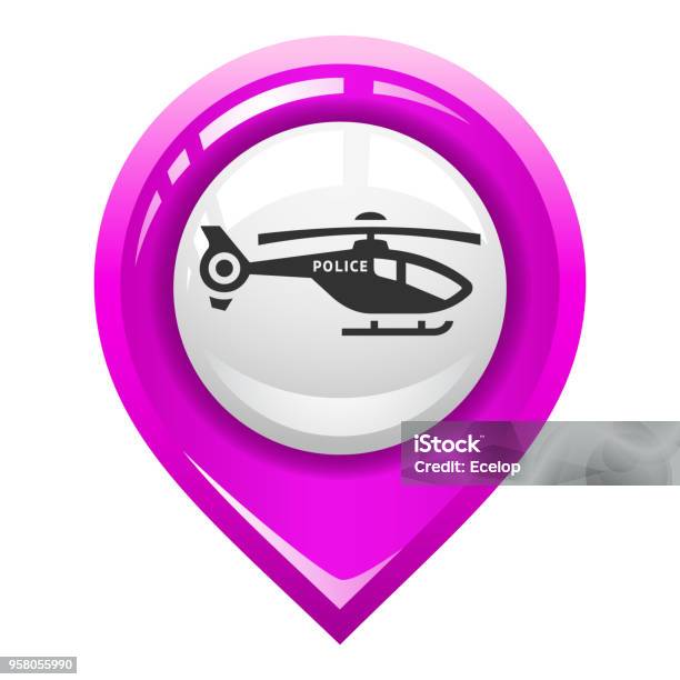 Brighted 마커는 지도 대 한 3차원 형태에 대한 스톡 벡터 아트 및 기타 이미지 3차원 형태 경찰관 기포 Istock