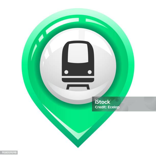 Brighted 마커는 지도 대 한 3차원 형태에 대한 스톡 벡터 아트 및 기타 이미지 3차원 형태 기차 기포 Istock