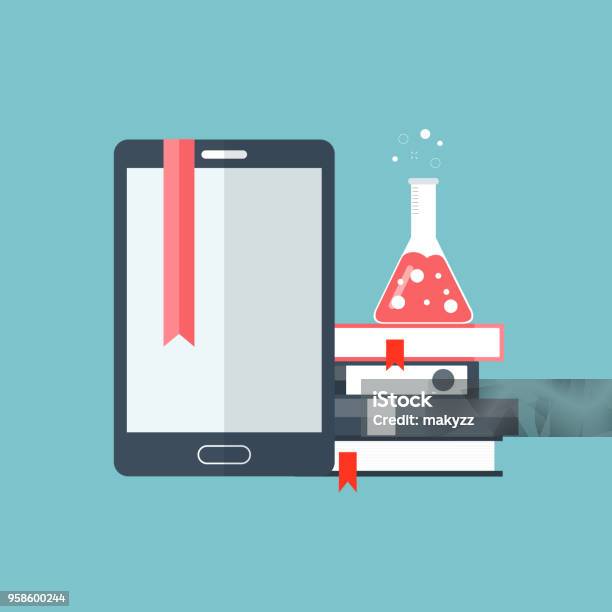Pendidikan Pelatihan Tutorial On Line Konsep Elearning Ilustrasi Vektor