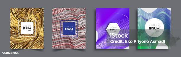 Latar Belakang Pola Garis Geometris Abstrak Untuk Desain Penutup Brosur