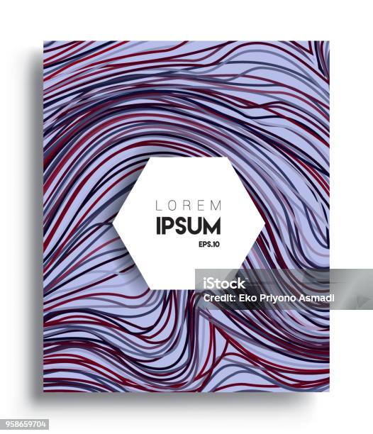Latar Belakang Pola Garis Geometris Abstrak Untuk Desain Penutup Brosur