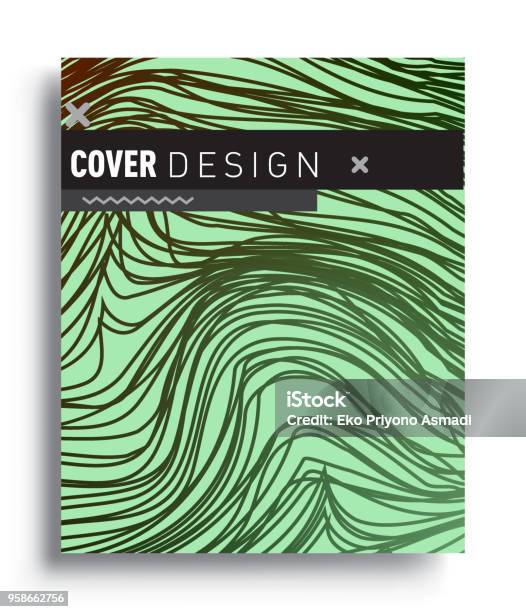 Latar Belakang Pola Garis Geometris Abstrak Untuk Desain Penutup Brosur