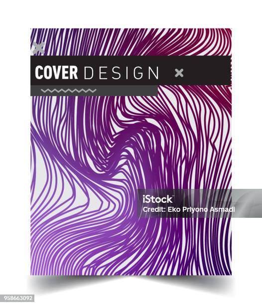 Latar Belakang Pola Garis Geometris Abstrak Untuk Desain Penutup Brosur