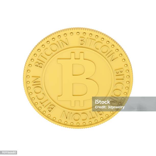 3 차원 일러스트 레이 션 골드 Bitcoin 절연 0명에 대한 스톡 사진 및 기타 이미지 0명 개념 경제 Istock
