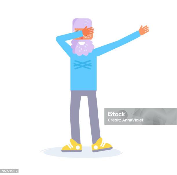Dab 댄스 벡터 만화 댑 춤에 대한 스톡 벡터 아트 및 기타 이미지 댑 춤 춤 개념 Istock