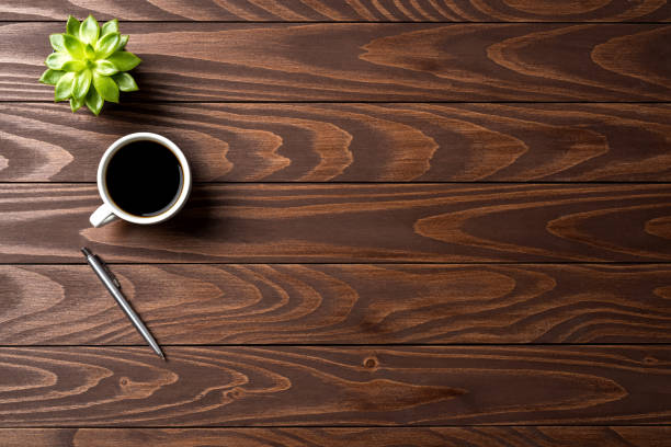 Free Stock Photo of Desktop Computer on Wooden Desk | Download Free ...