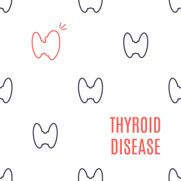 140 Thyroid Exam Ilustrasi Grafik Vektor And Clip Art Bebas Royalti