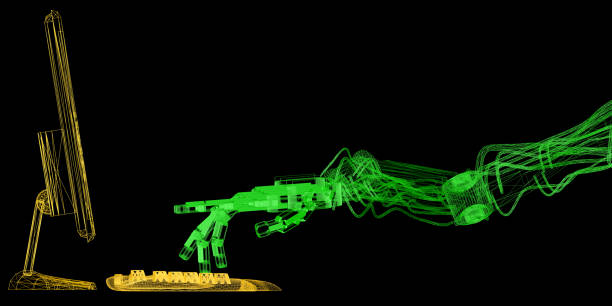 1 700 Robot Cyborg Futuristic Computer Mouse Fotografías De Stock