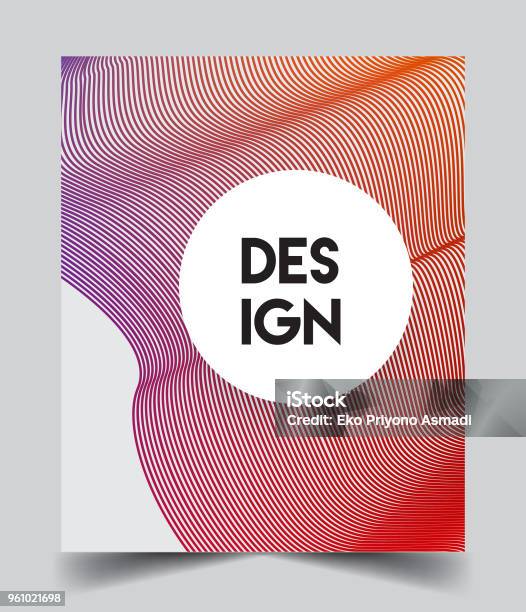 Latar Belakang Pola Garis Geometris Abstrak Untuk Desain Penutup Brosur