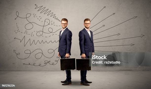 Businessman With Two Choices Stock Photo - Download Image Now - Point ... Businessman With Two Choices Stock Photo - Download Image Now - Point ...
