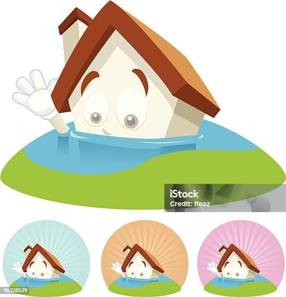 하우스 말풍선이 있는 볼테르홍수 0명에 대한 스톡 벡터 아트 및 기타 이미지 0명 Sos 가라앉음 Istock