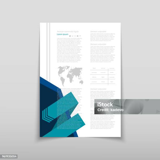 Leaflet Menutupi Presentasi Latar Belakang Geometris Abstrak Tata Letak