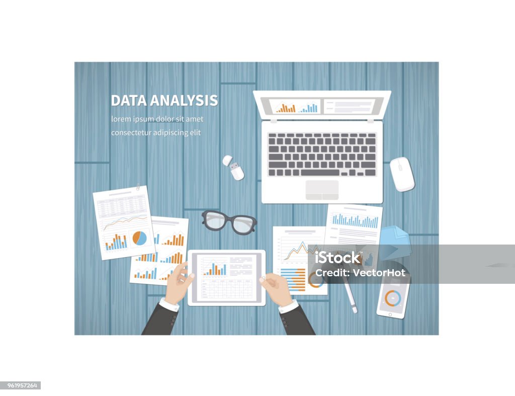Man Analyzes Documents Accounting Analytics Market Analysis Report ... Man Analyzes Documents Accounting Analytics Market Analysis Report ...