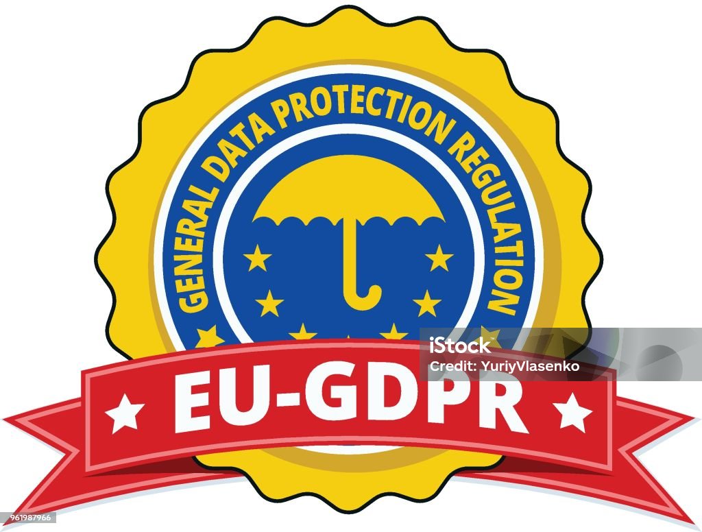Eu Gdpr 레이블 그림 Cpu에 대한 스톡 벡터 아트 및 기타 이미지 Cpu 개인정보보호 규정 금고 보안 장비