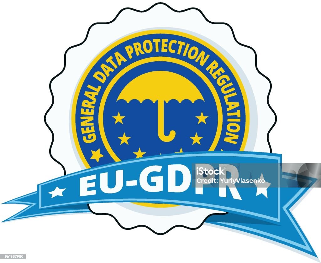 Eu Gdpr 레이블 그림 Cpu에 대한 스톡 벡터 아트 및 기타 이미지 Cpu 개인정보보호 규정 금고 보안 장비