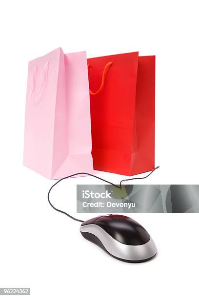 쇼핑백 및 컴퓨터 마우스 0명에 대한 스톡 사진 및 기타 이미지 0명 가방 Istock