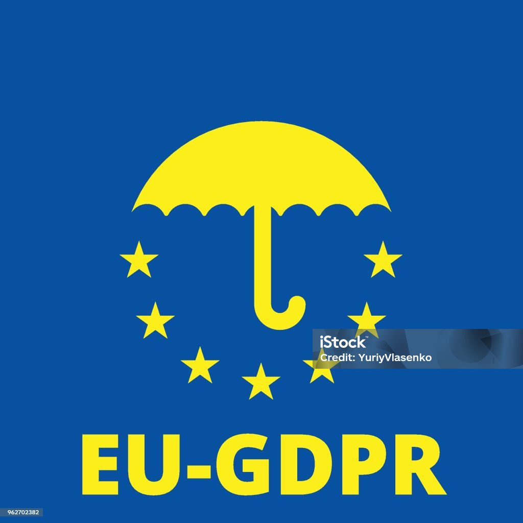 Eu Gdpr 레이블 그림 Cpu에 대한 스톡 벡터 아트 및 기타 이미지 Cpu 개인정보보호 규정 금고 보안 장비
