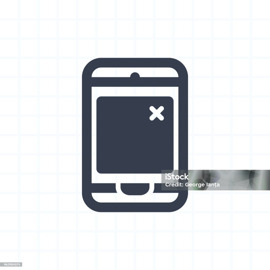 Mobile Popup Ad Cropped Icons Stock Illustration Download Image Now Advertisement Concepts