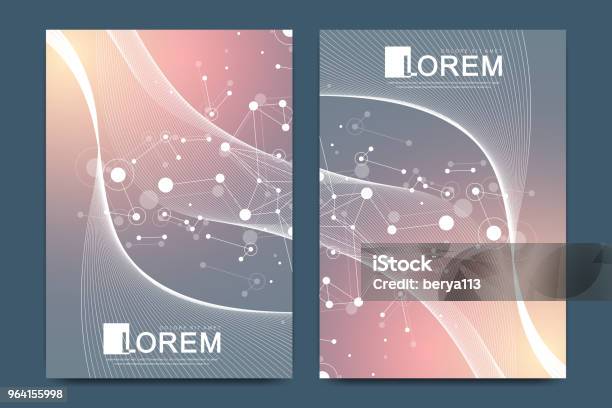 Template Vektor Modern Untuk Brosur Leaflet Selebaran Iklan Sampul