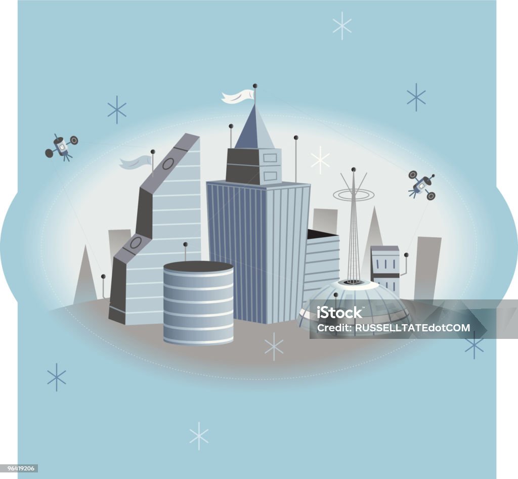 Future Comunications向量圖形及更多城市圖片 城市 未來派的 會展中心 Istock