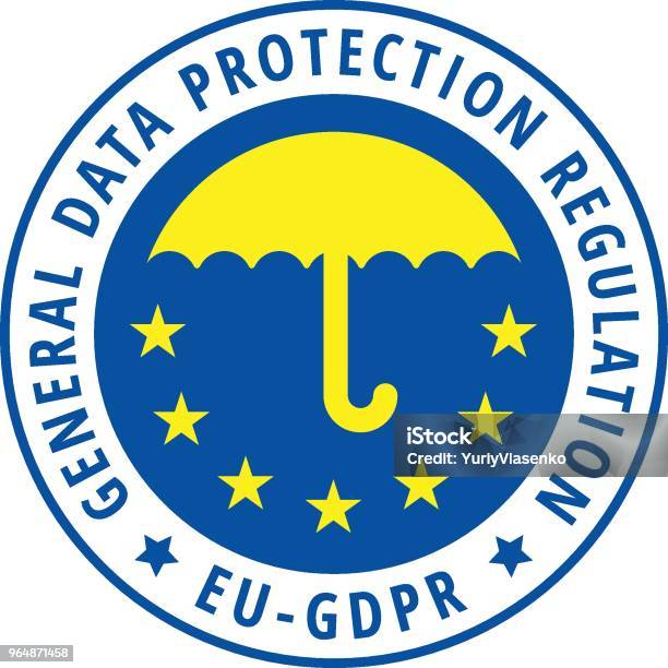 Eu Gdpr 레이블 그림 Cpu에 대한 스톡 벡터 아트 및 기타 이미지 Cpu 개인정보보호 규정 금고 보안 장비