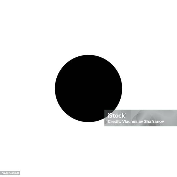Notion Dicône Noire Enquête Symbole Vecteur Plat Enquête Signe