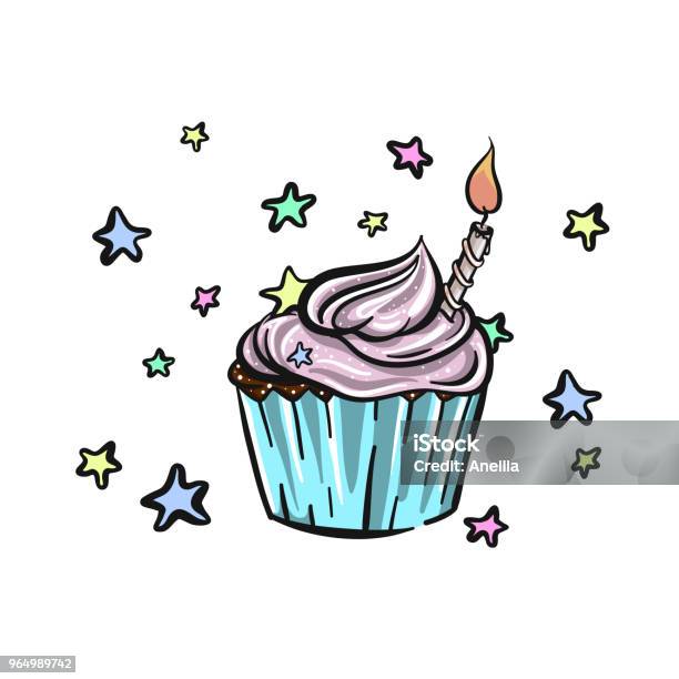 Bithday 먹고 그림 공휴일에 대한 스톡 벡터 아트 및 기타 이미지 공휴일 귀여운 디자인 Istock
