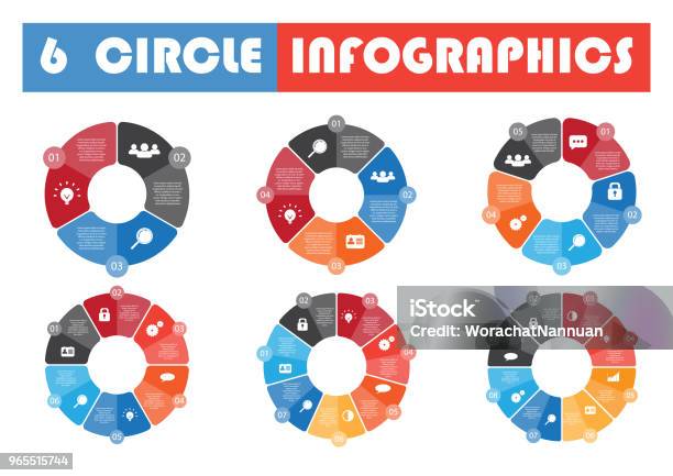 Infographic 위한 벡터 원형 화살표입니다 순환 하는 다이어그램 그래프 프레 젠 테이 션 및 원형 차트를 위한 템플릿