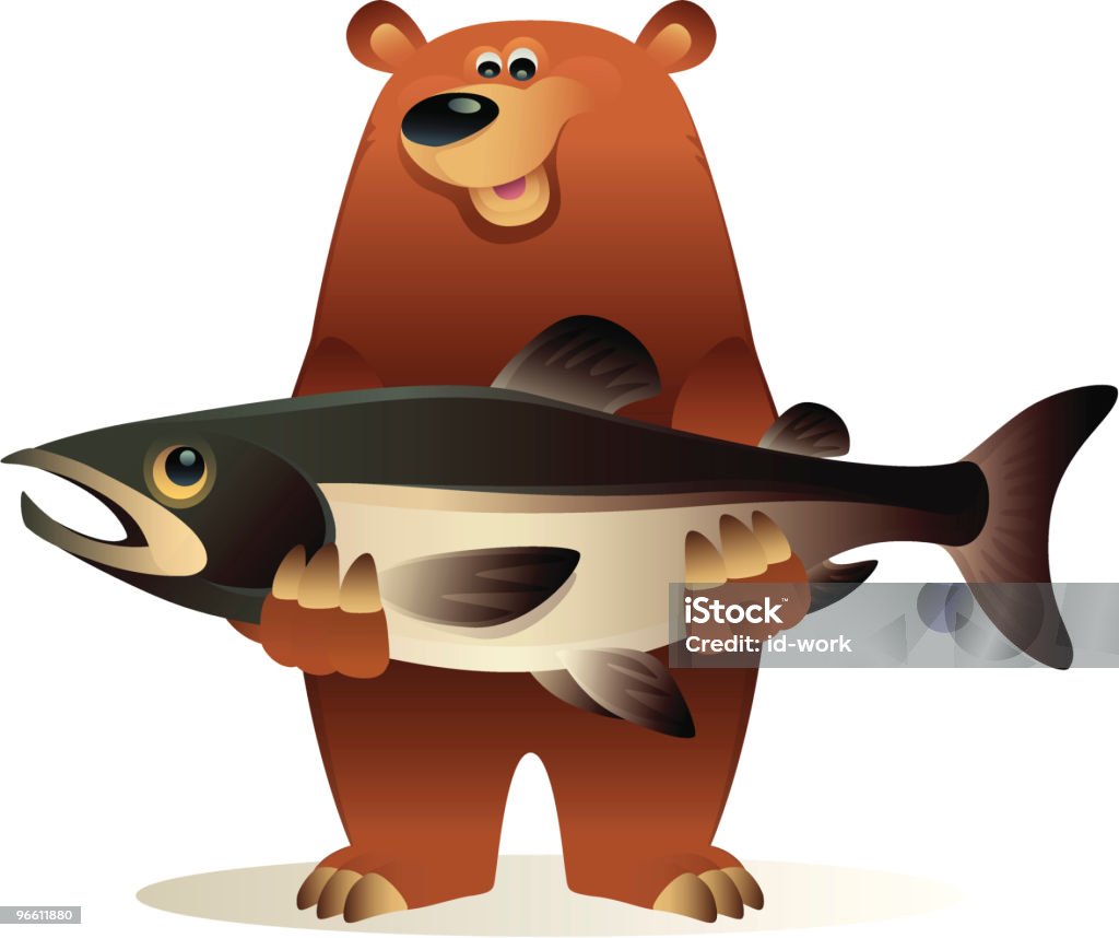 Bear Gefangenen Lachs Stock Vektor Art und mehr Bilder von Braunbär ... Bear Gefangenen Lachs Stock Vektor Art und mehr Bilder von Braunbär ...