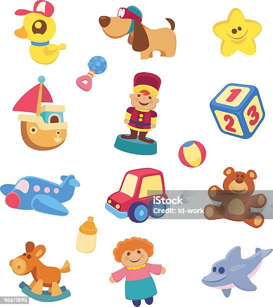 장난감 완구류에 대한 스톡 벡터 아트 및 기타 이미지 완구류 테디 베어 장난감 자동차 Istock