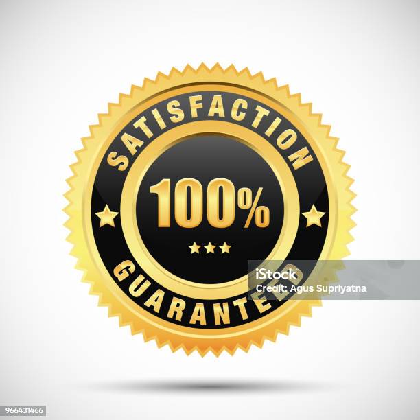 100 Persen Jaminan Kepuasan Label Emas Terisolasi Pada Latar Belakang ... 100 Persen Jaminan Kepuasan Label Emas Terisolasi Pada Latar Belakang ...